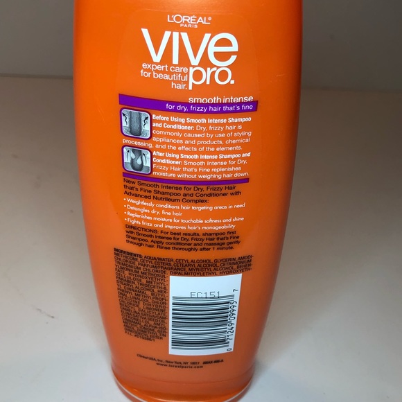 L'Oreal | Bath | Loreal Paris Vive Pro Smooth Intense Conditioner 3 Fl ...
